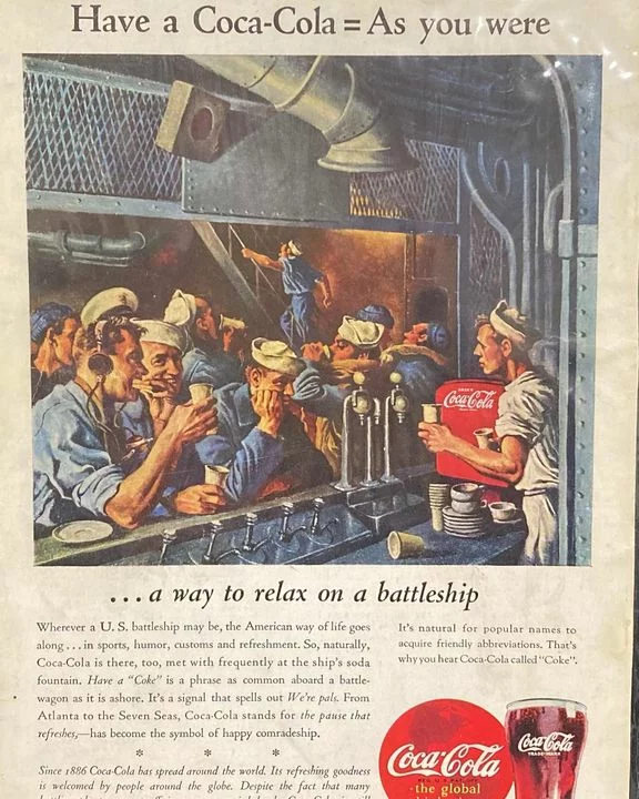 Sunday funday! Advertisement from 1944. #battleshipIOWA # ...